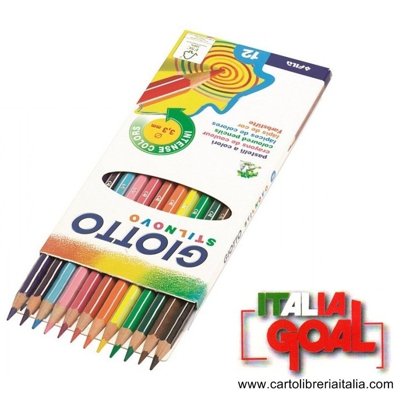 Matite Giotto Stilnovo da 12 colori