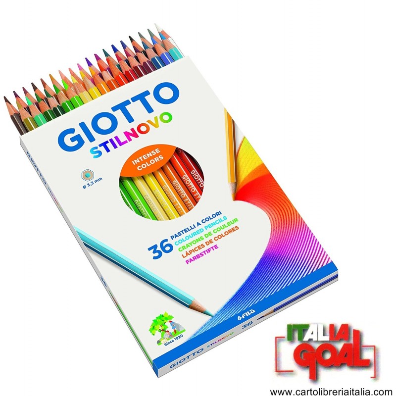 Matite Giotto Stilnovo da 36 colori